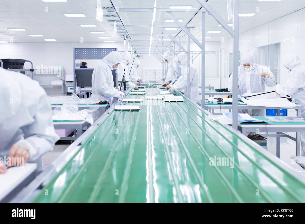 production of television sets Stock Photo - Alamy