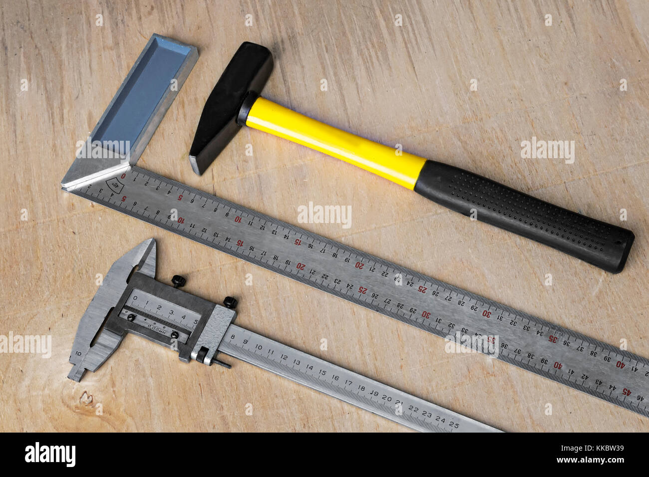 Ruler and square measuring tools hi-res stock photography and images ...