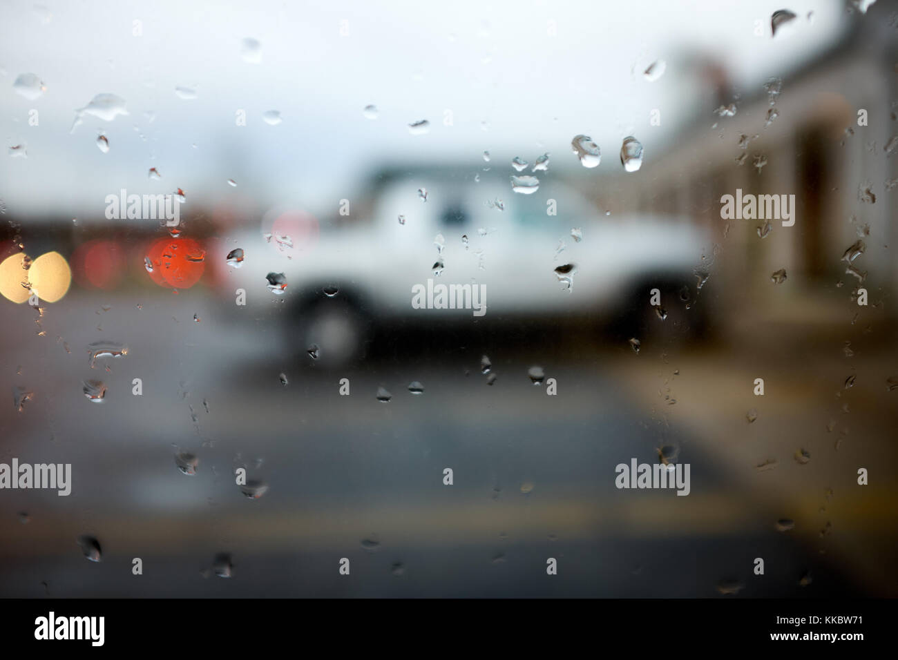 City view through a car glass hi-res stock photography and images - Alamy