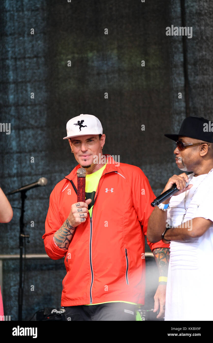NEW YORK, NY - AUGUST 05: Rapper Vanilla Ice is seen on August 5, 2016 ...
