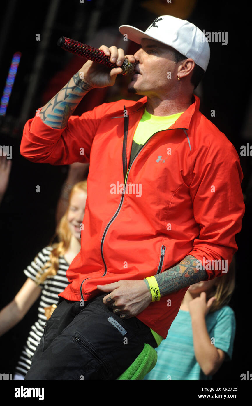 NEW YORK, NY - AUGUST 05: Rapper Vanilla Ice is seen on August 5, 2016 ...