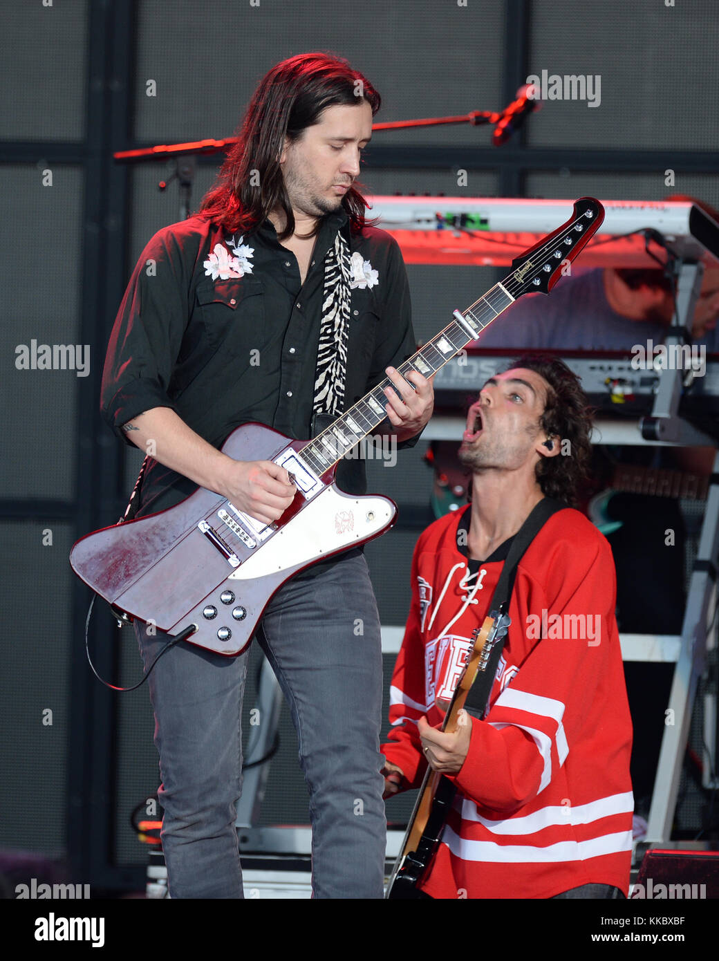 WEST PALM BEACH, FL - AUGUST 05: Nick Wheeler, Tyson Ritter of All ...