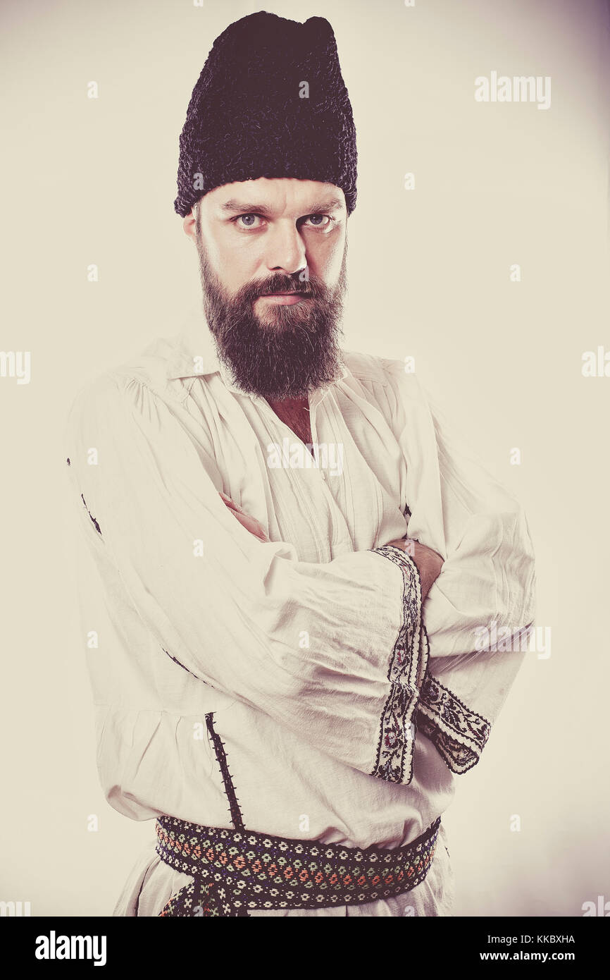 Old traditional romanian folk costume hi-res stock photography and ...