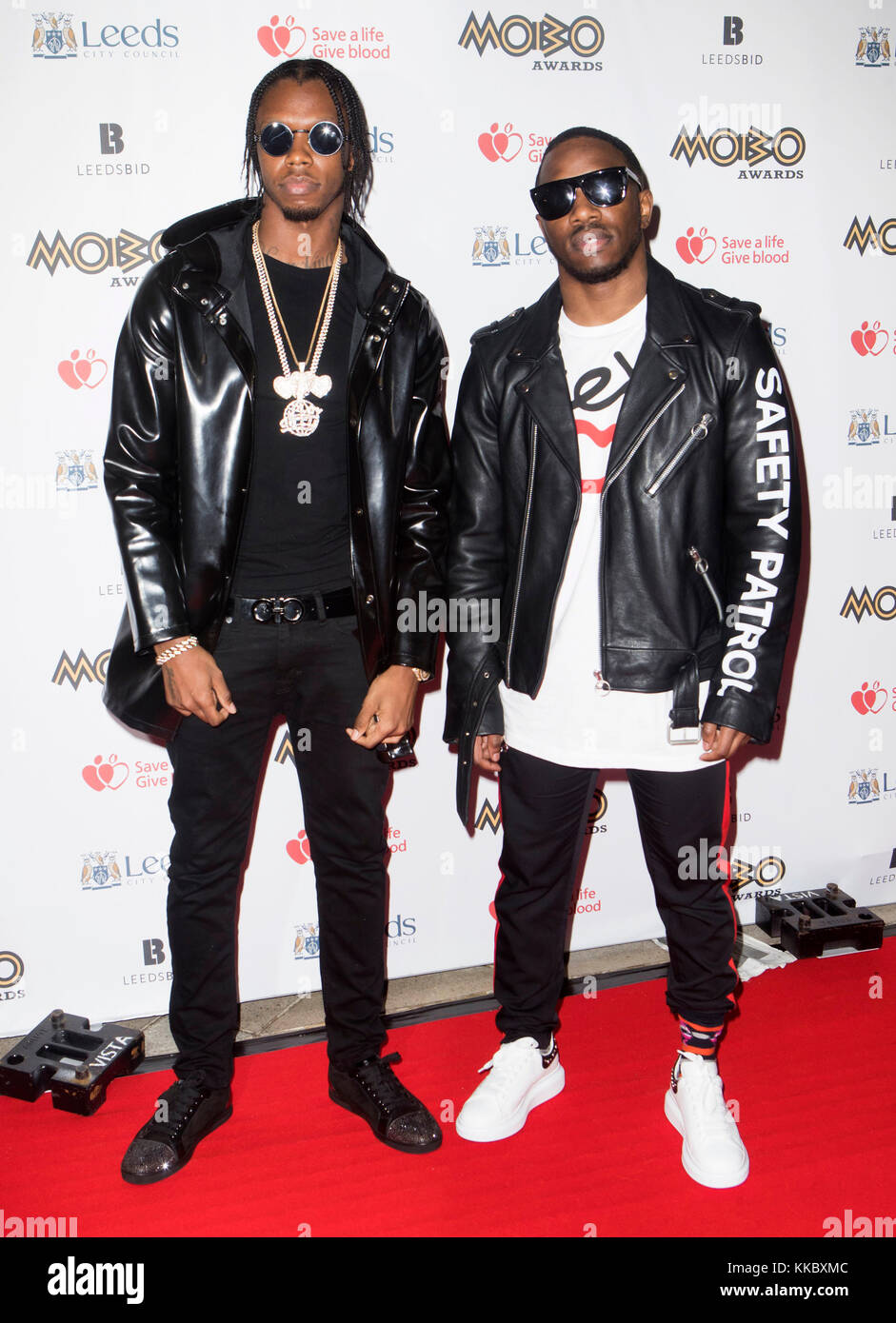 Krept and Konan attending the 22nd Mobo Awards held at Leeds First ...