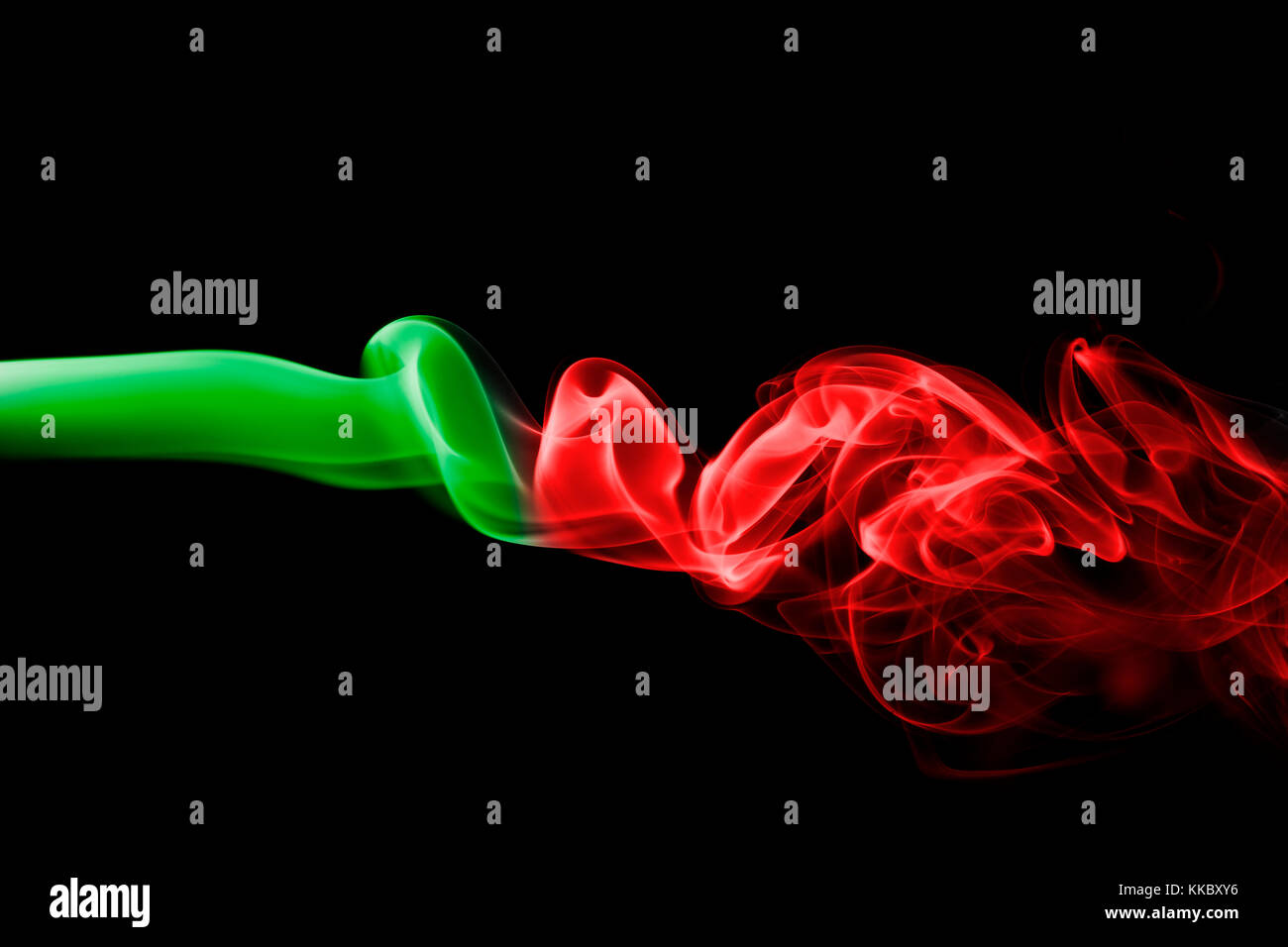 National smoke flag of Portugal isolated on black background Stock ...