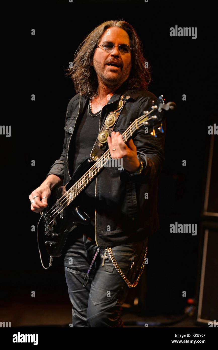 MIAMI, FL - FEBRUARY 21: Kip Winger of Winger performs during the ...