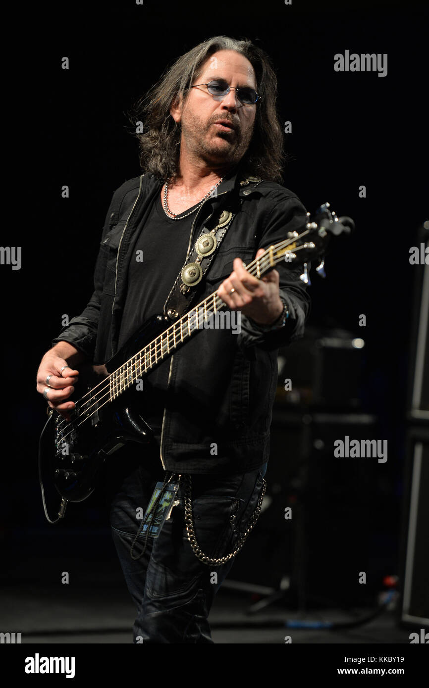 MIAMI, FL - FEBRUARY 21: Kip Winger of Winger performs during the ...