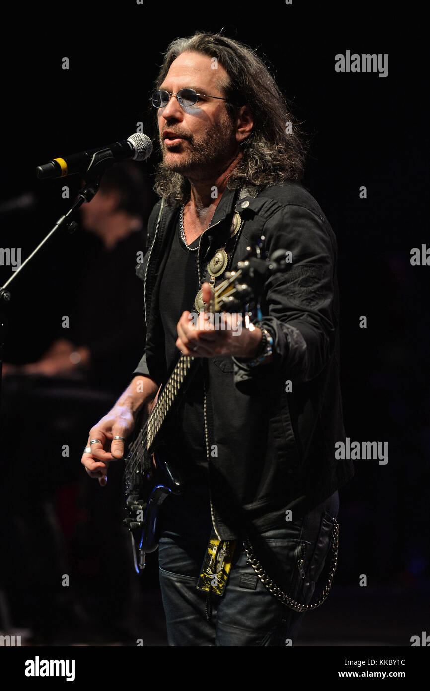 MIAMI, FL - FEBRUARY 21: Kip Winger of Winger performs during the ...