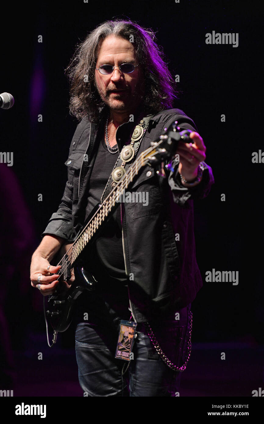 MIAMI, FL - FEBRUARY 21: Kip Winger of Winger performs during the ...