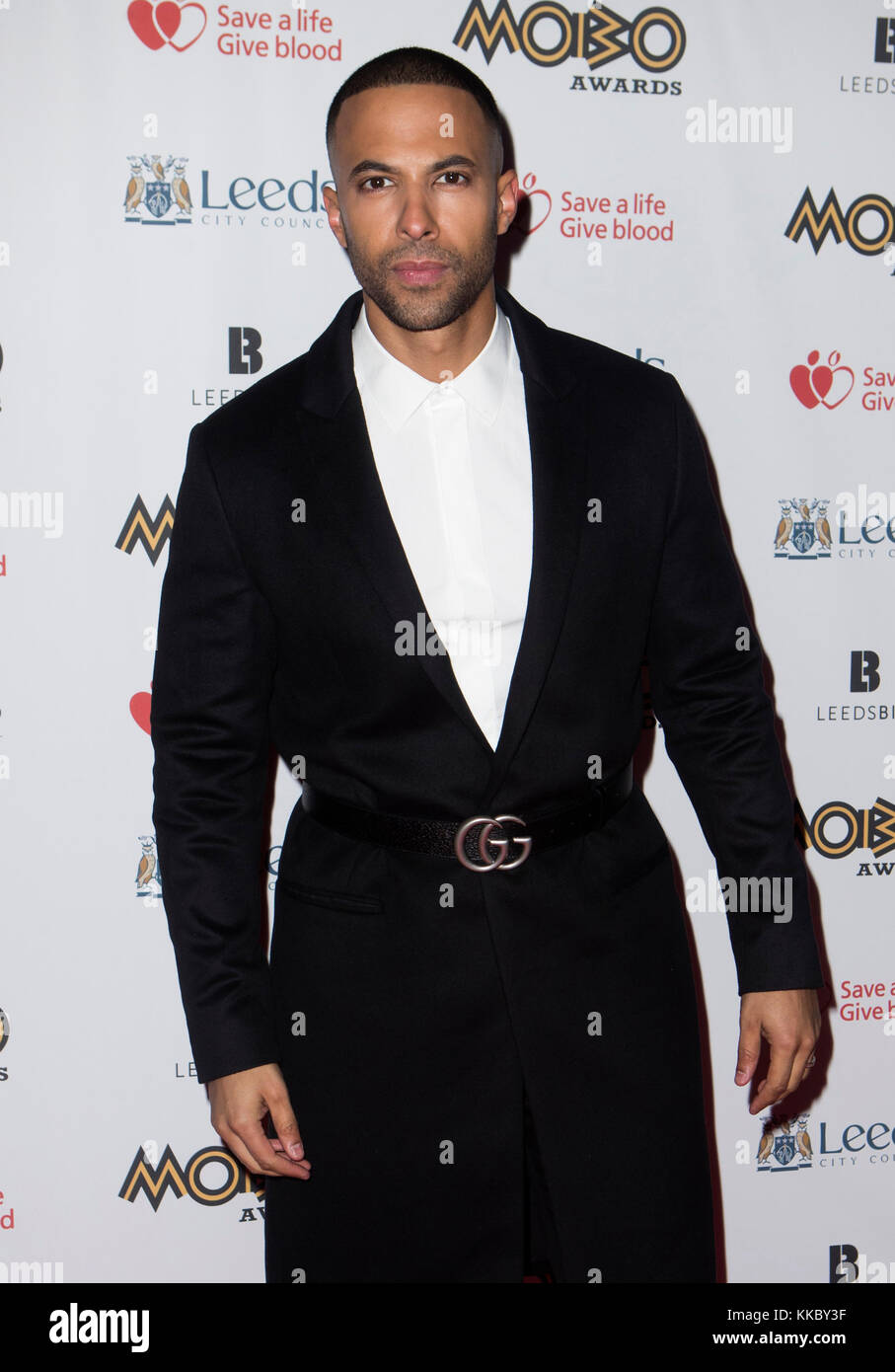 Marvin Humes attending the 22nd Mobo Awards held at Leeds First Direct ...