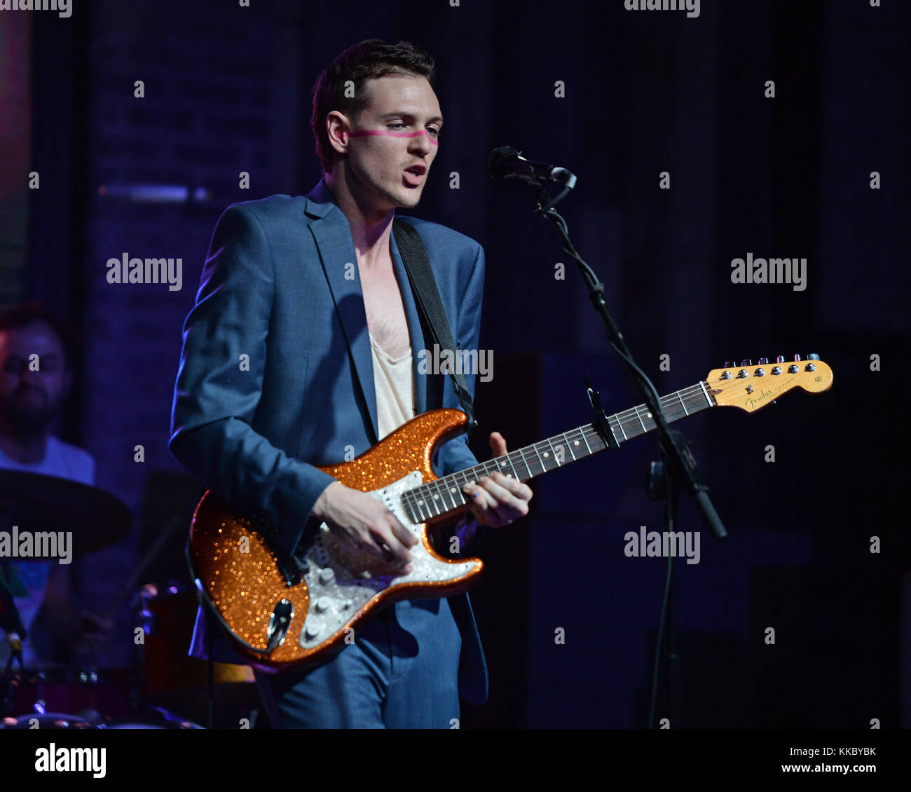 FORT LAUDERDALE, FL - MARCH 13: Matt Myers of Houndmouth pose for a ...