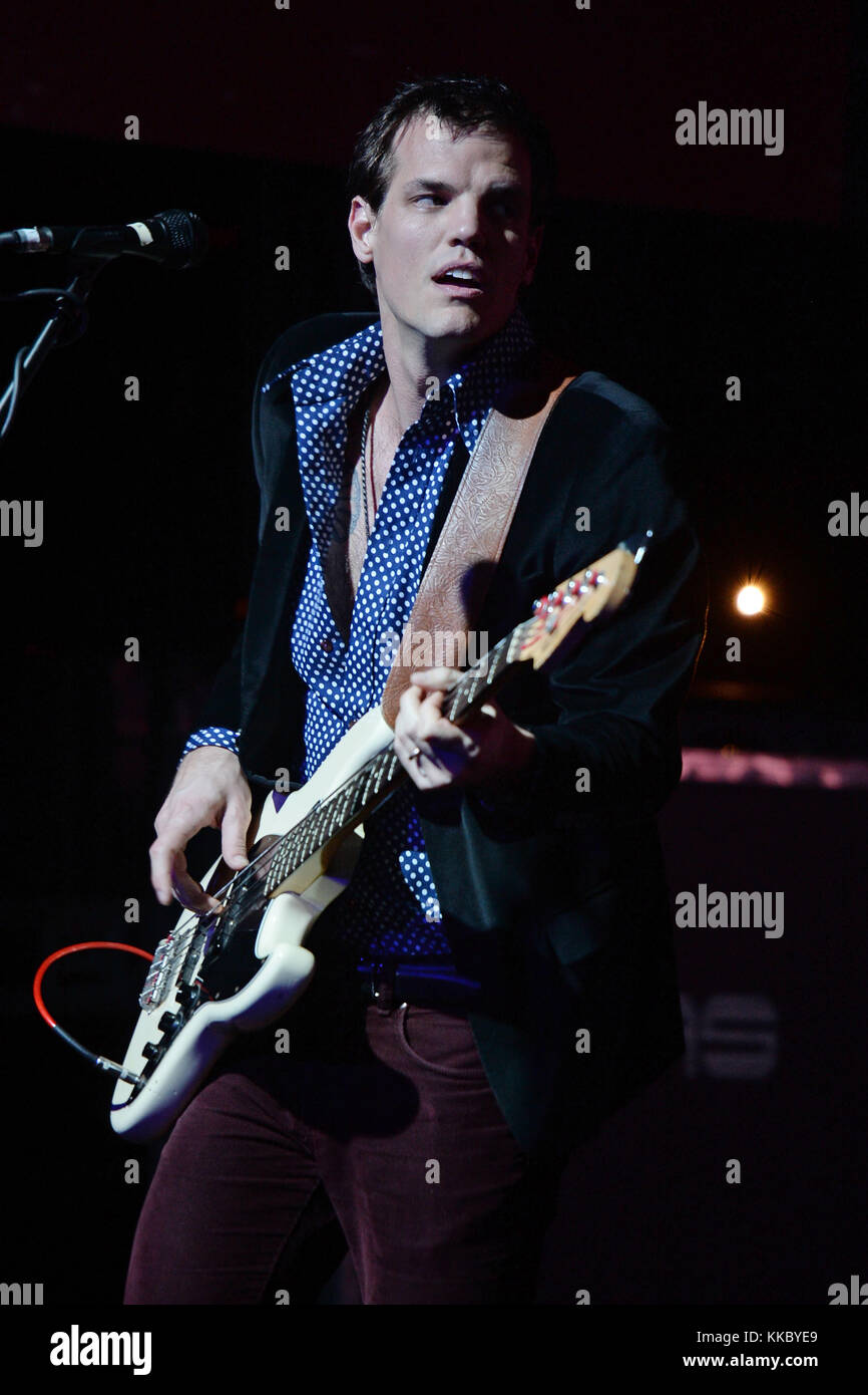 FORT LAUDERDALE, FL - MARCH 13: Zak Appleby of Houndmouth pose for a portrait at Revolution on ...