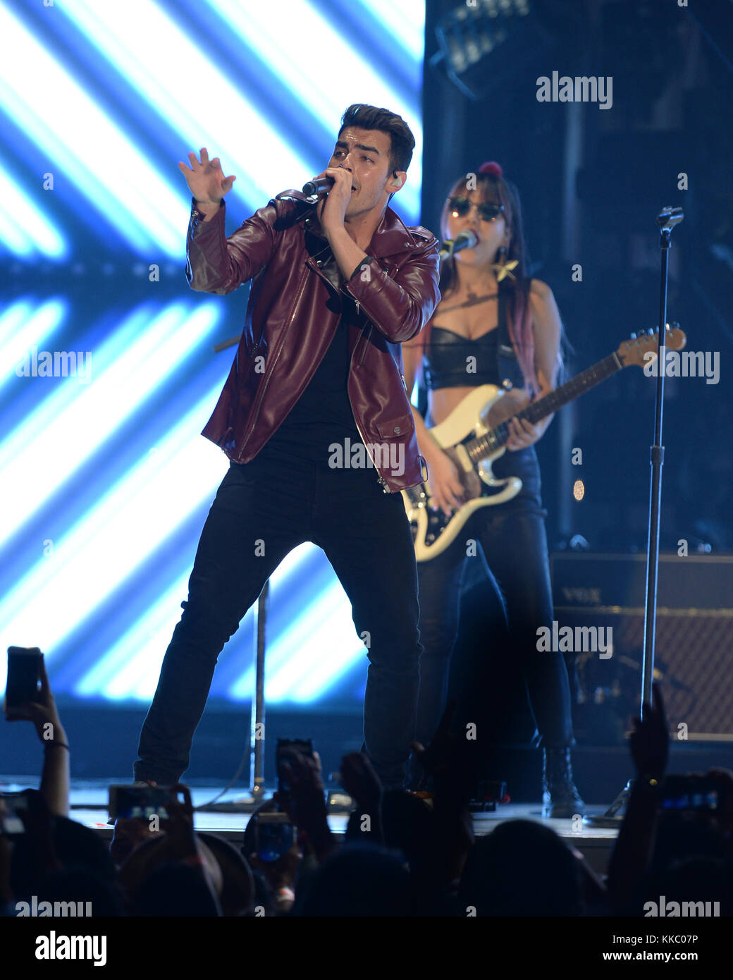 MIAMI, FL - JUNE 11: (EMBARGOED TILL 06/14/16) JinJoo Lee, Joe Jonas of ...
