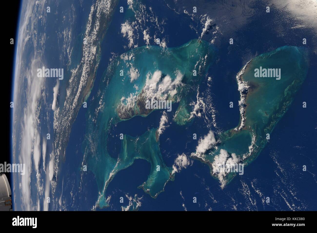 Daytime view from the International Space Station of the Bahamas ...