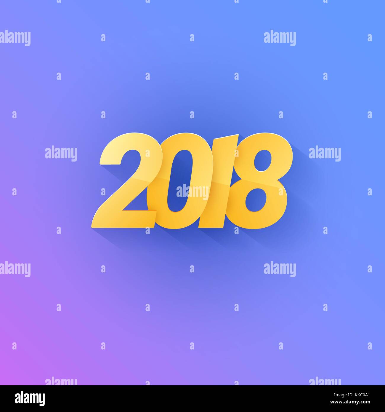 Vector modern christmas 2018 Stock Vector Images - Alamy