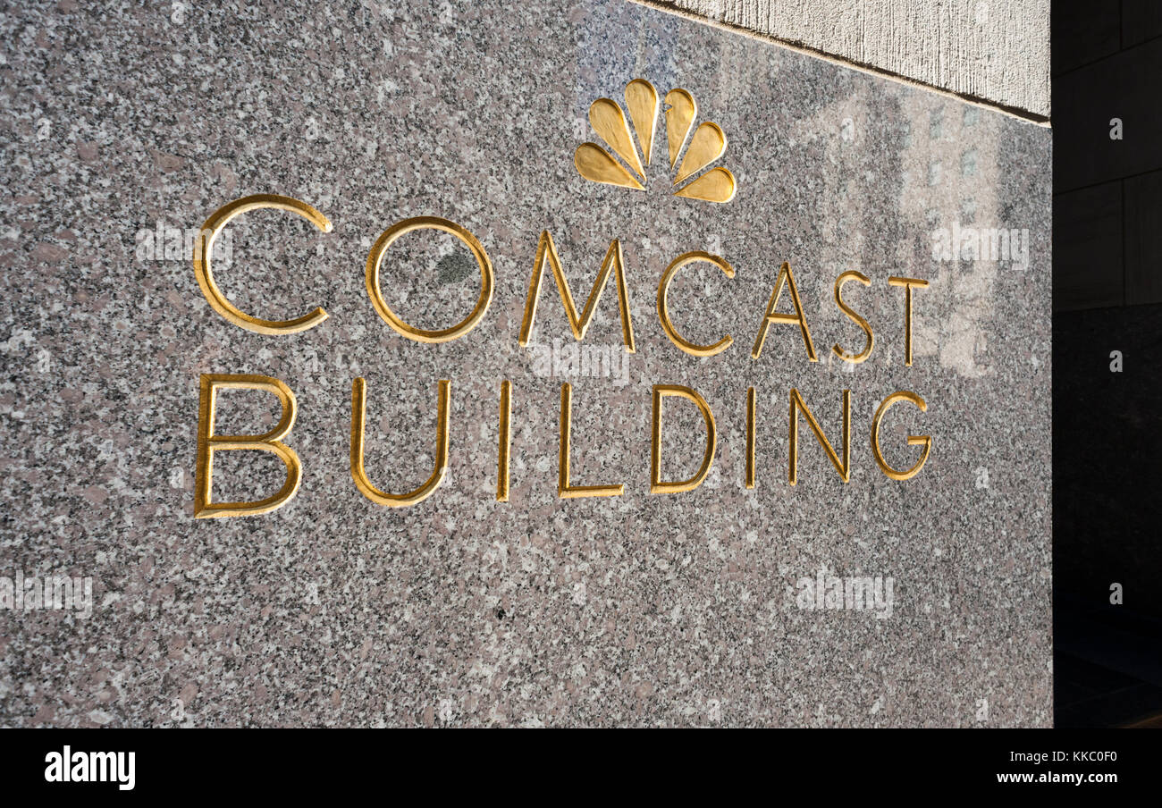 The Comcast building in Rockefeller Center in New York on Sunday ...