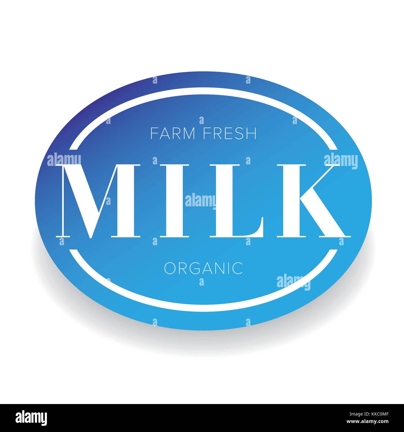 Farm fresh Milk label Stock Vector Image & Art - Alamy