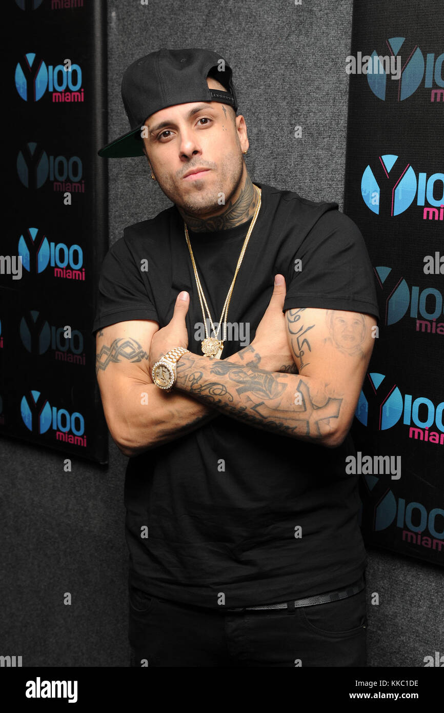 FORT LAUDERDALE, FL - MAY 18: Nicky Jam poses for a portrait at Radio ...