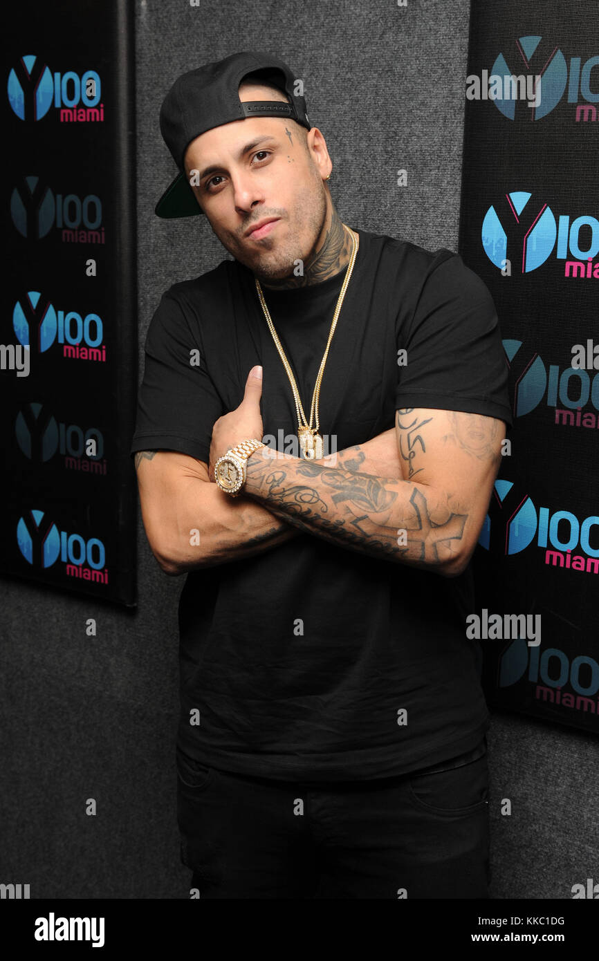 FORT LAUDERDALE, FL - MAY 18: Nicky Jam poses for a portrait at Radio ...