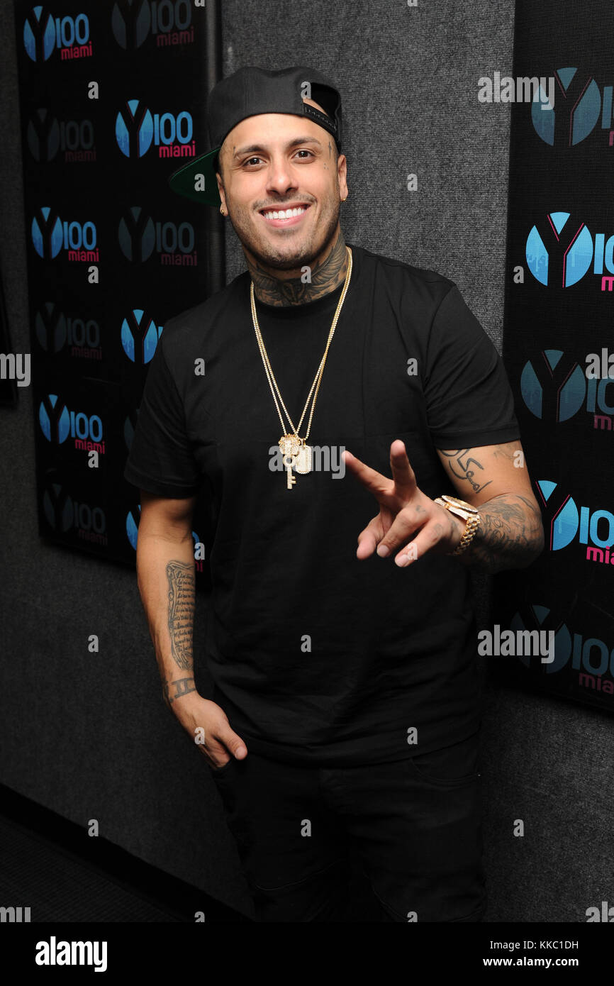 FORT LAUDERDALE, FL - MAY 18: Nicky Jam poses for a portrait at Radio ...