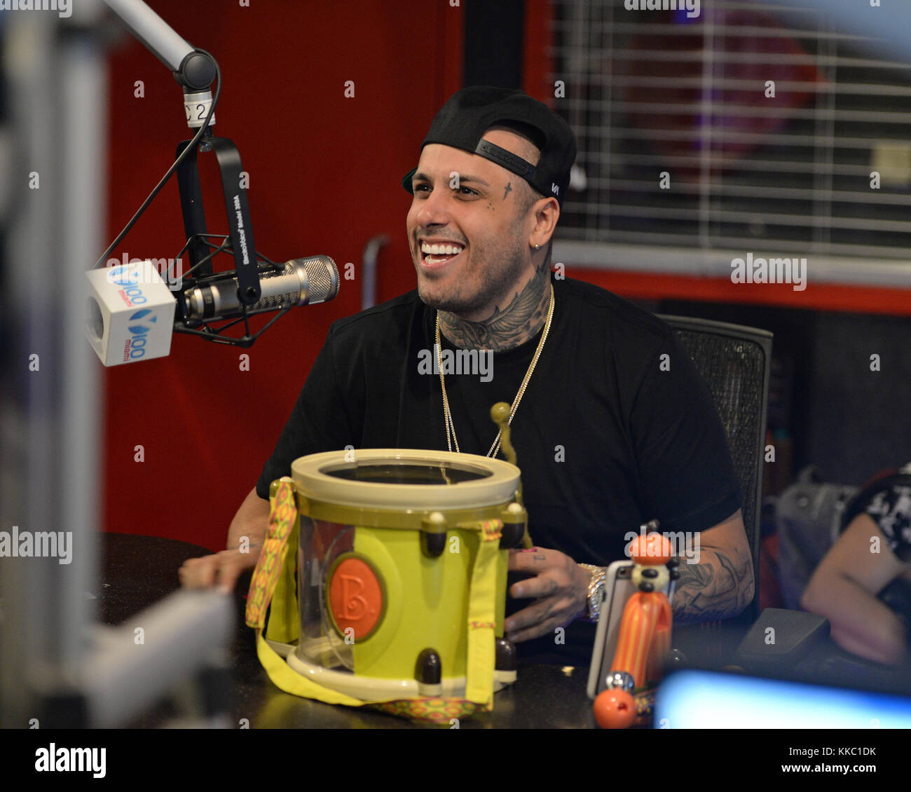 FORT LAUDERDALE, FL - MAY 18: Nicky Jam poses for a portrait at Radio ...
