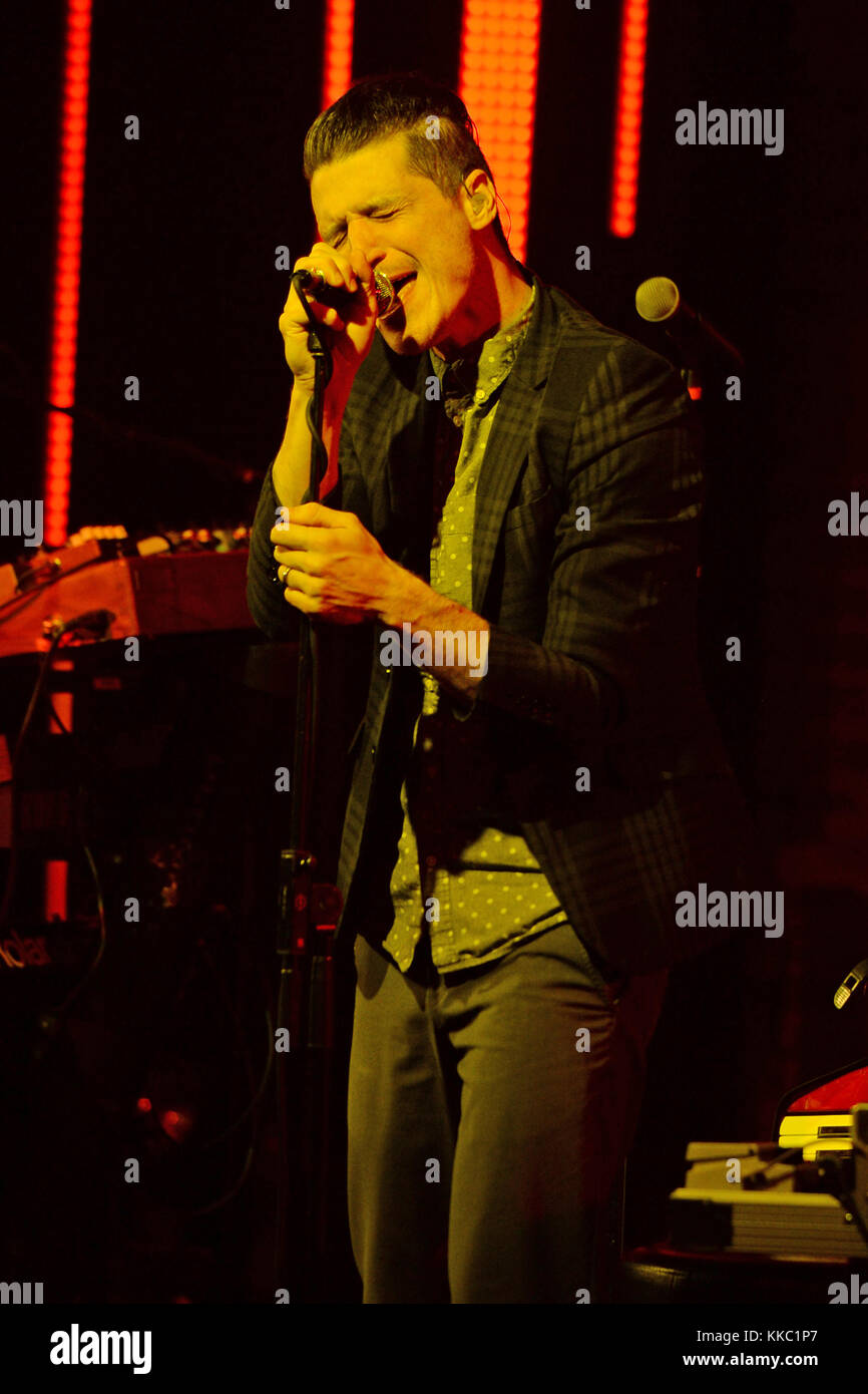 FORT LAUDERDALE, FL - FEBRUARY 18: Paul Meany of Mutemath performs at ...
