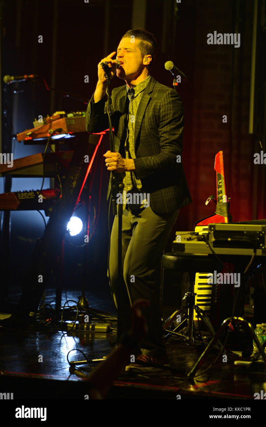 FORT LAUDERDALE, FL - FEBRUARY 18: Paul Meany of Mutemath performs at ...