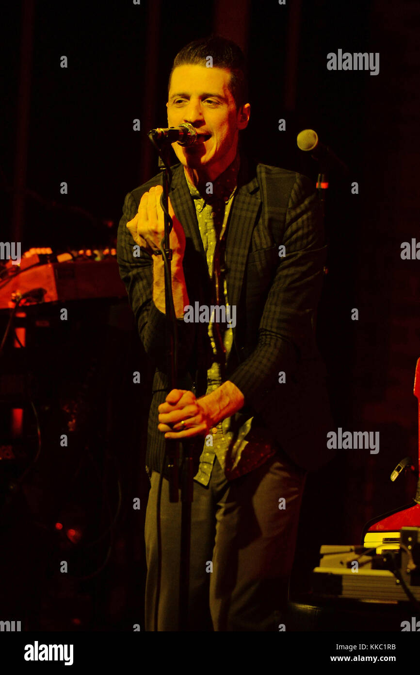 FORT LAUDERDALE, FL - FEBRUARY 18: Paul Meany of Mutemath performs at ...