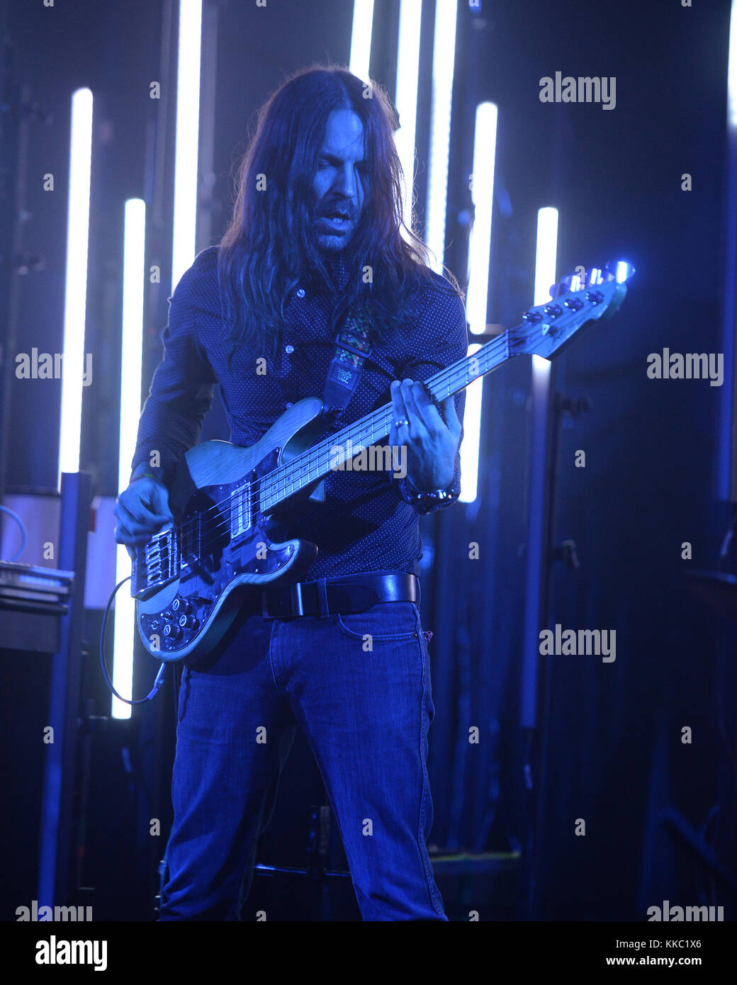 FORT LAUDERDALE, FL - FEBRUARY 18: Roy Mitchell Cardenas of Mutemath ...