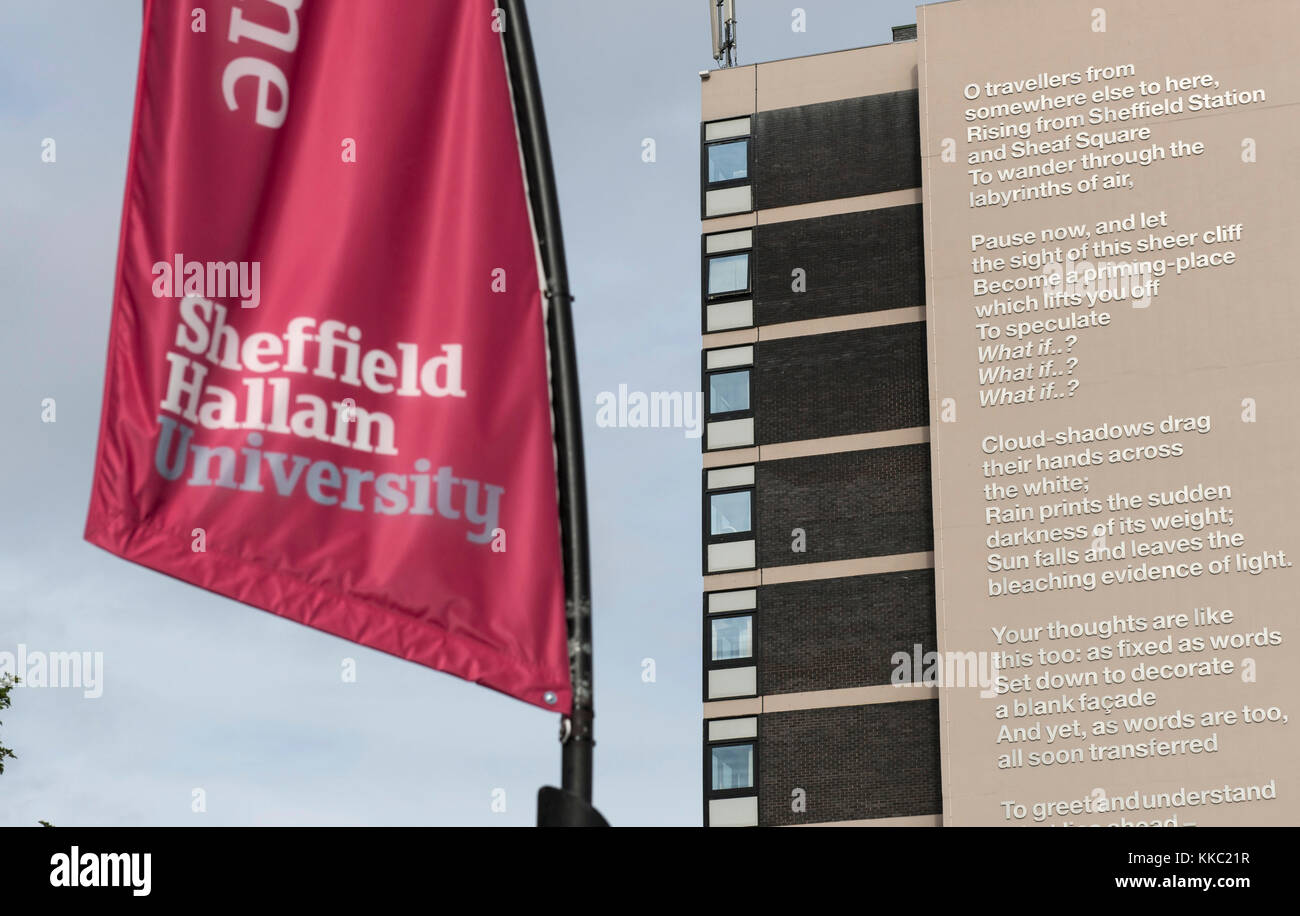 Poet Laureate Andrew Motion's poem What If? on the side of the Owen ...