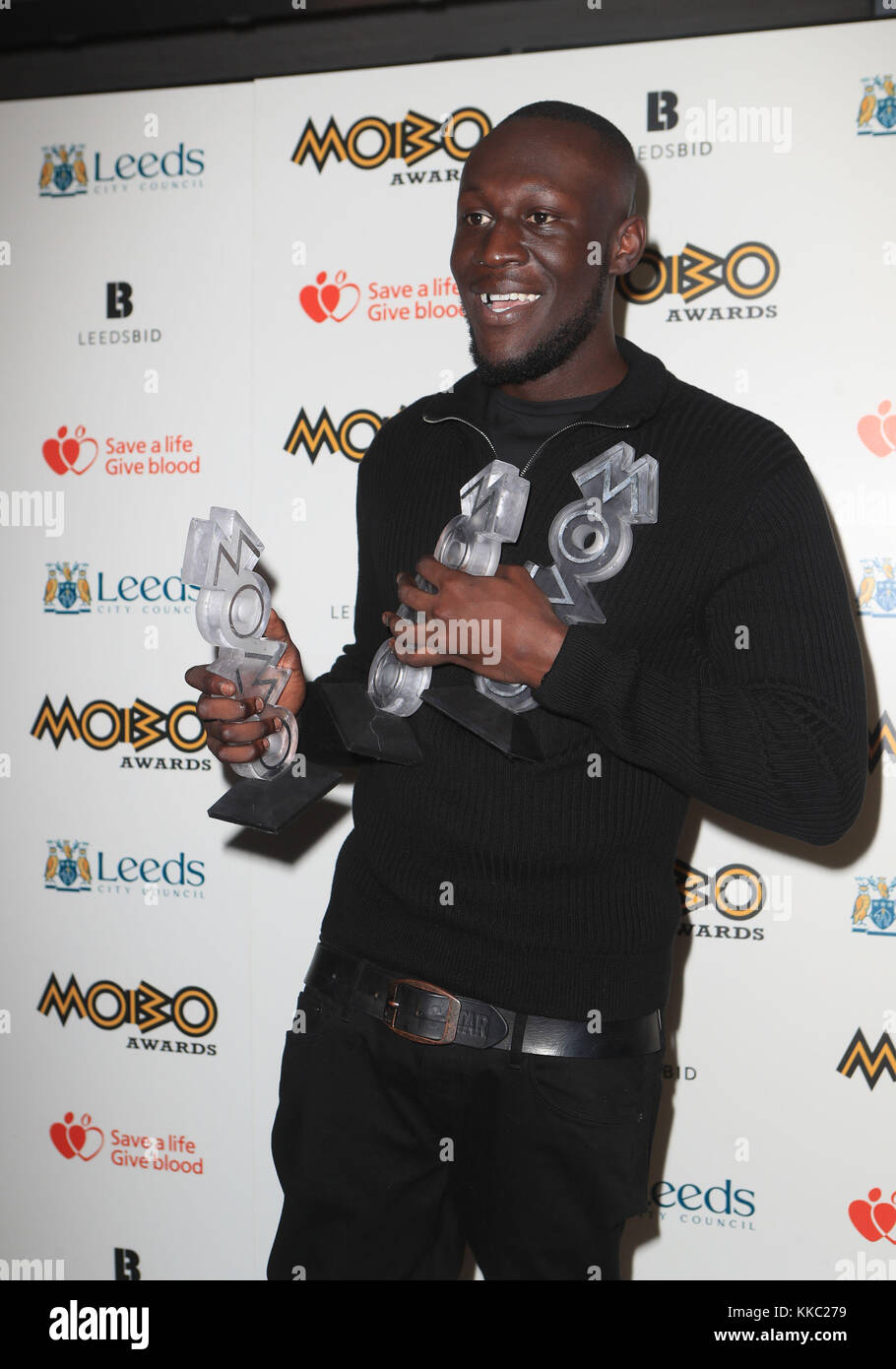 Stormzy with his best male, best album and best grime star awards at ...