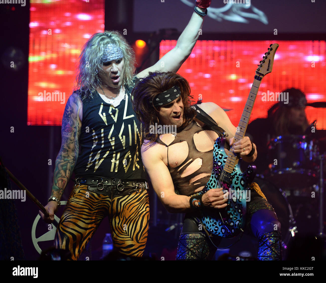 FORT LAUDERDALE, FL - MARCH 14: Michael Starr, Satchel of Steel Panther ...