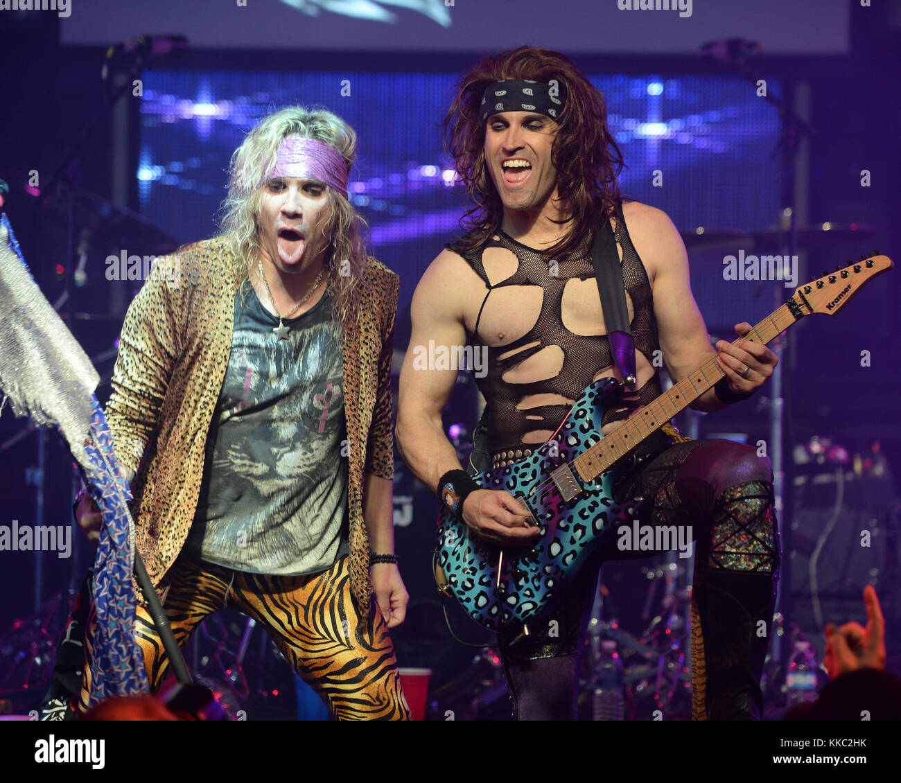 FORT LAUDERDALE, FL - MARCH 14: Michael Starr, Satchel of Steel Panther ...