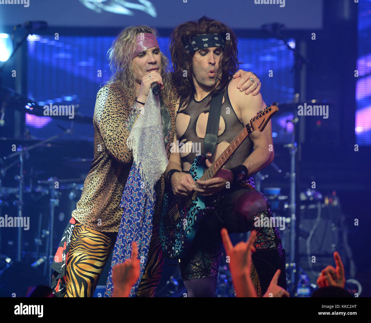 FORT LAUDERDALE, FL - MARCH 14: Michael Starr, Satchel of Steel Panther ...