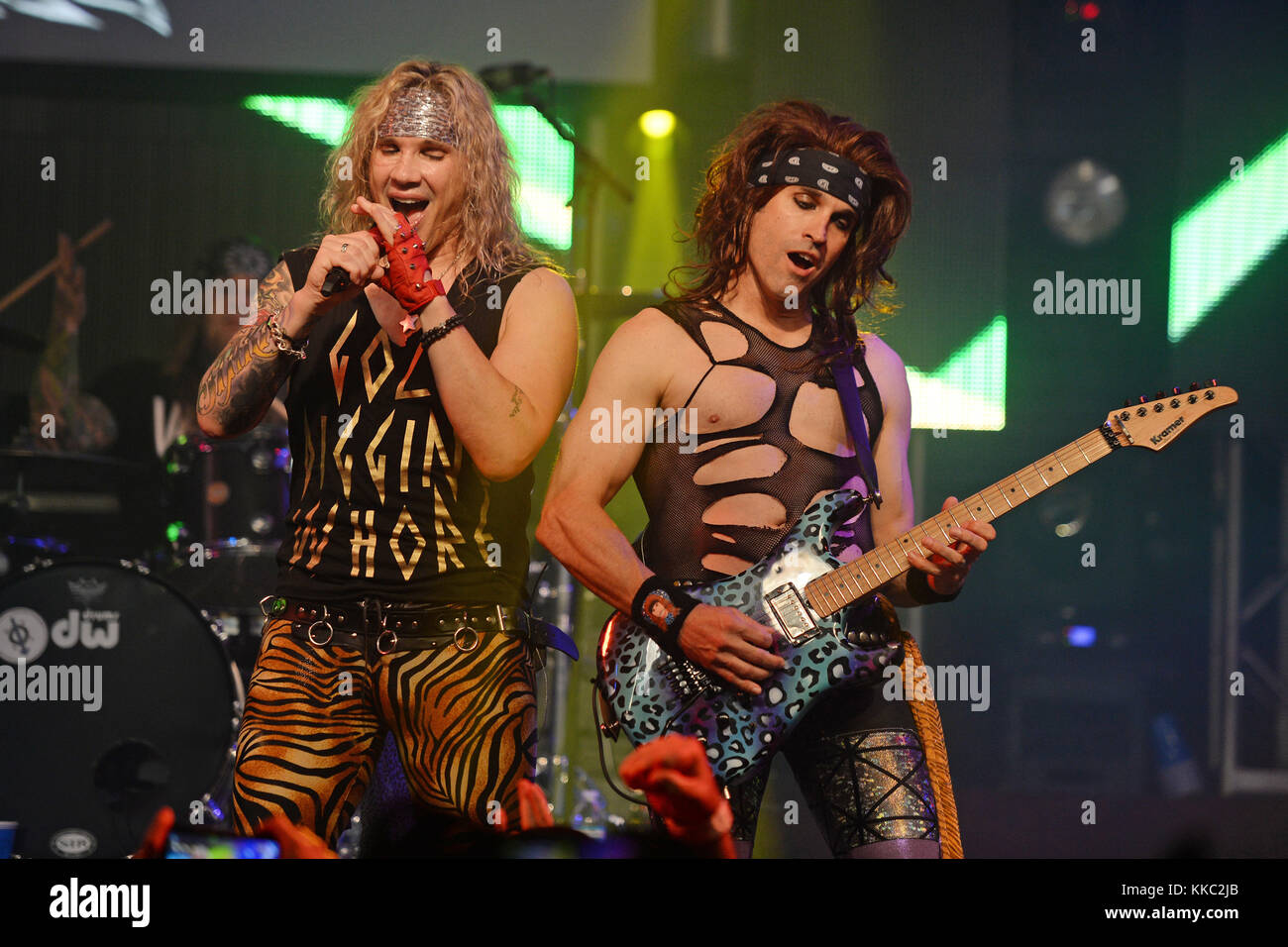 FORT LAUDERDALE, FL - MARCH 14: Michael Starr, Satchel of Steel Panther ...