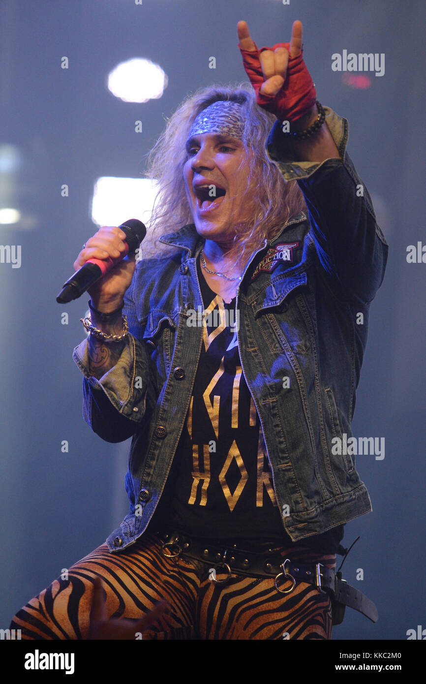 FORT LAUDERDALE, FL - MARCH 14: Michael Starr of Steel Panther performs ...