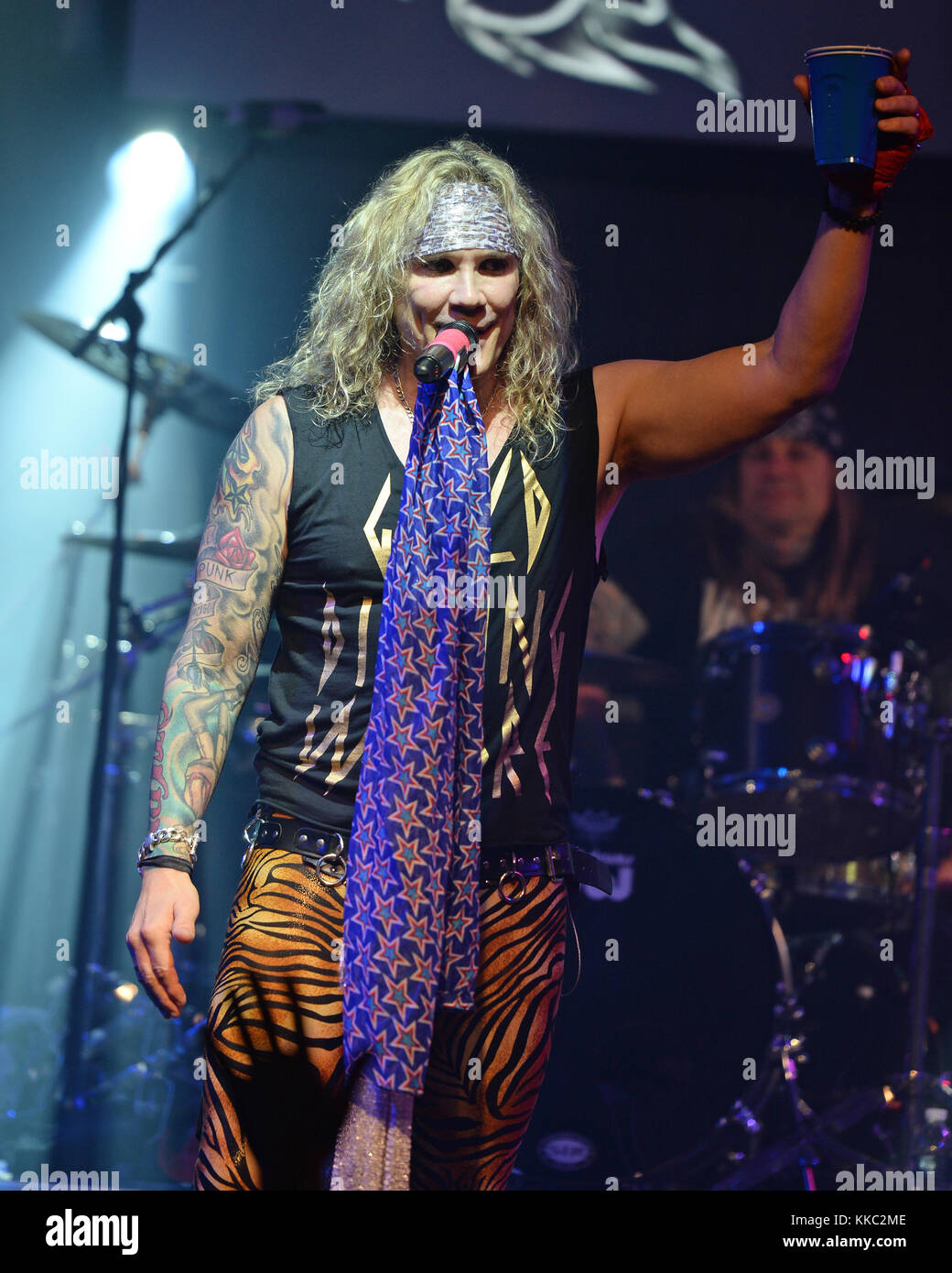 FORT LAUDERDALE, FL - MARCH 14: Michael Starr of Steel Panther performs ...