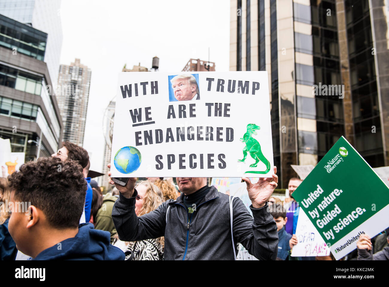 New York City, USA - April 22, 2017: March for Science Stock Photo - Alamy