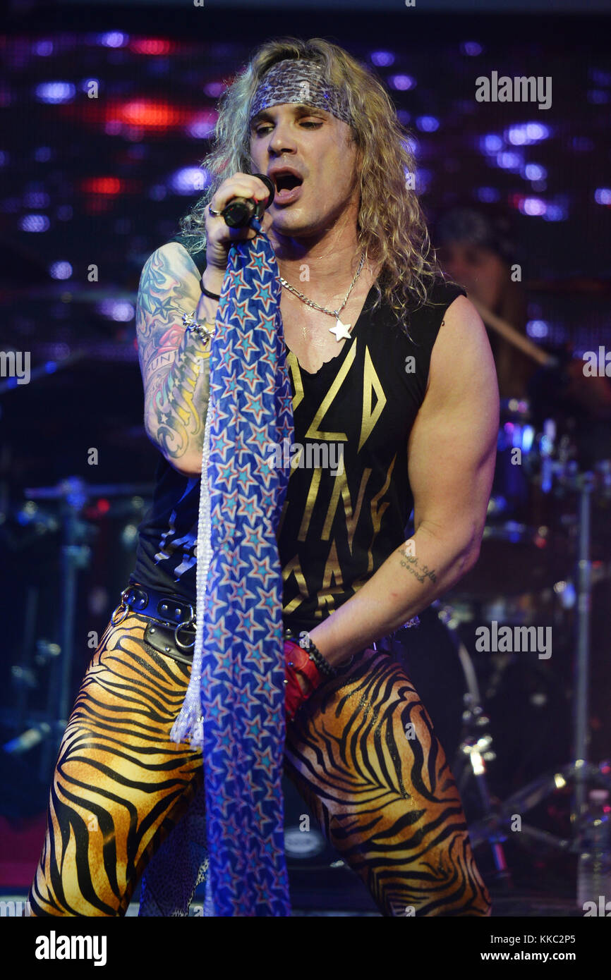 FORT LAUDERDALE, FL - MARCH 14: Michael Starr of Steel Panther performs ...