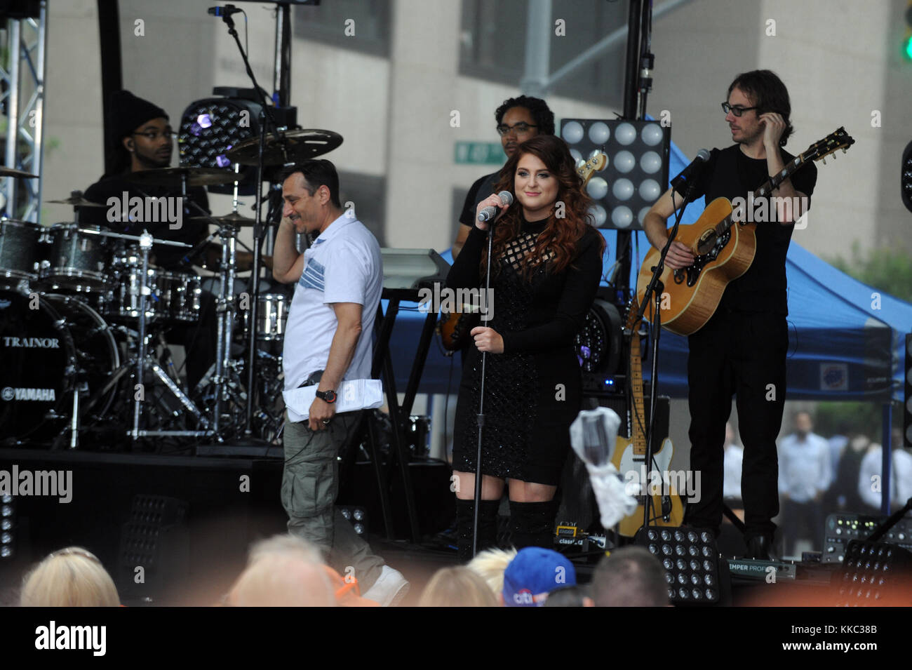 NEW YORK, NY - JUNE 21: Singer-songwriter Meghan Trainor Performs On ...