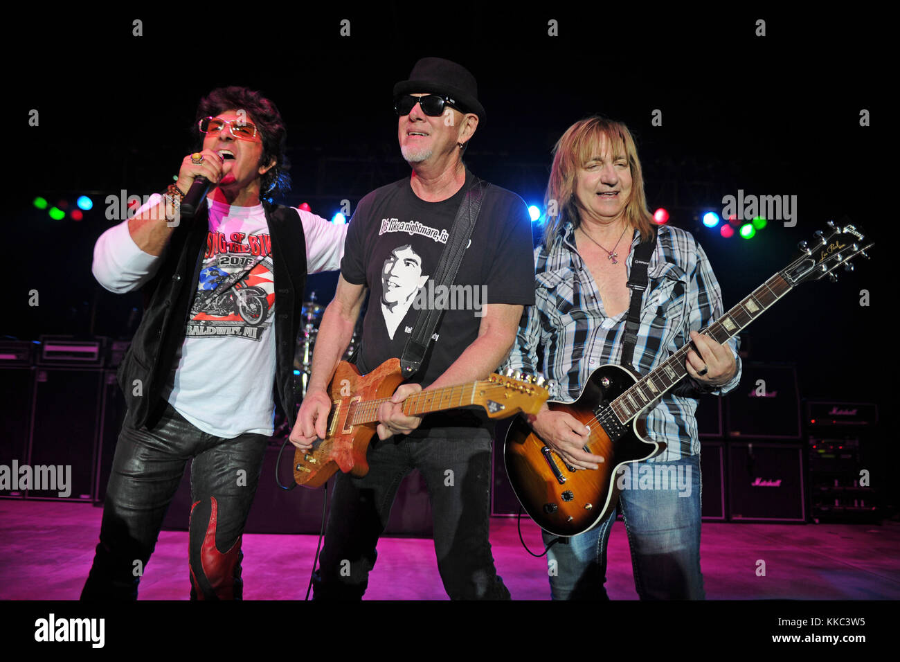 POMPANO BEACH, FL - JUNE 18: Terry Ilous, Mark Kendall and Michael ...