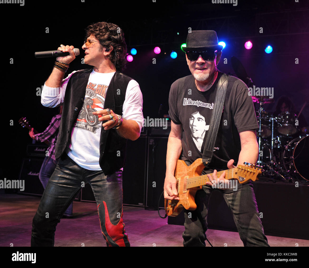 POMPANO BEACH, FL - JUNE 18: Terry Ilous, Mark Kendall and Michael ...