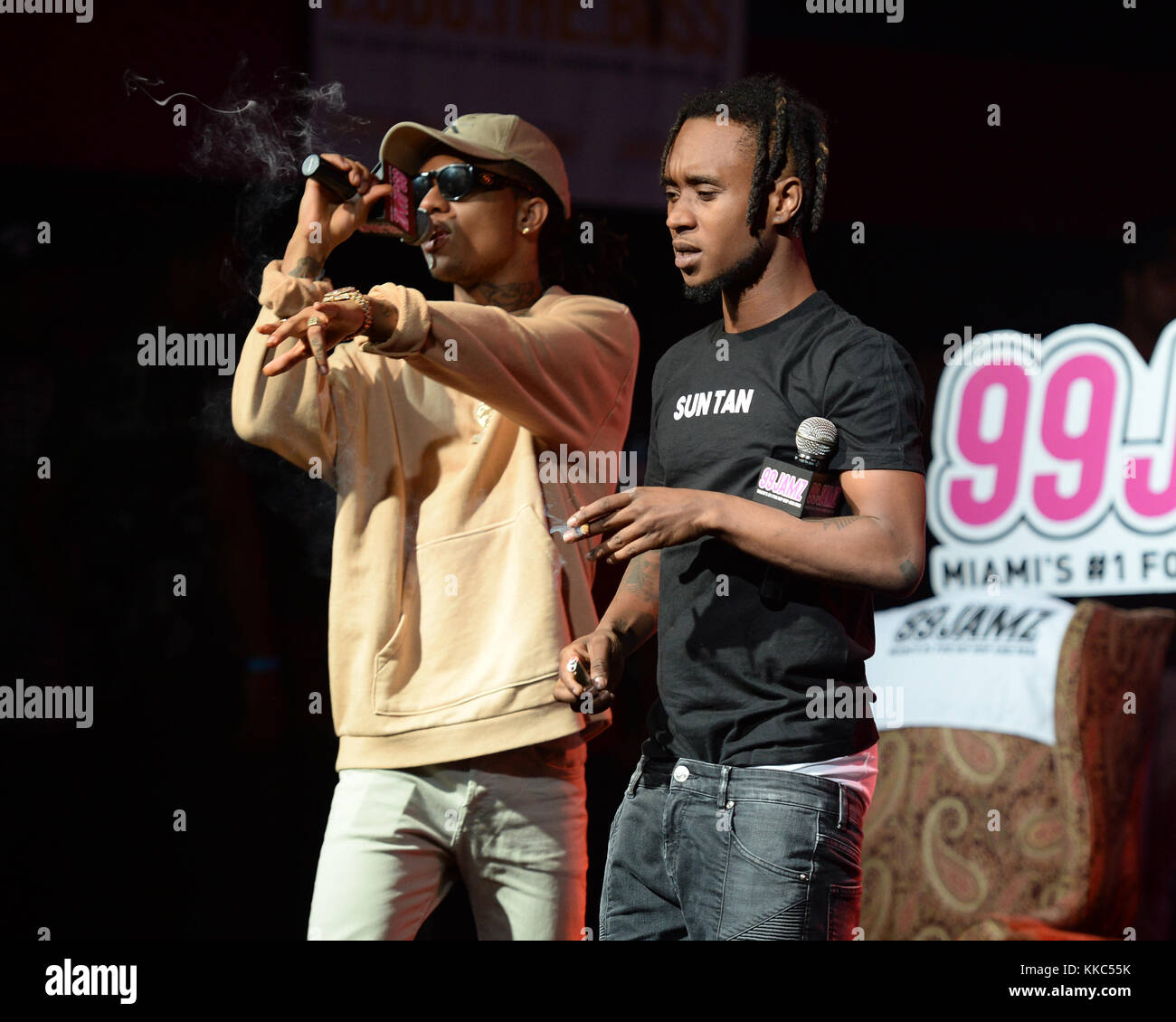 FORT LAUDERDALE, FL - AUGUST 17: Swae Lee, Slim Jimmy at 99 Jamz ...