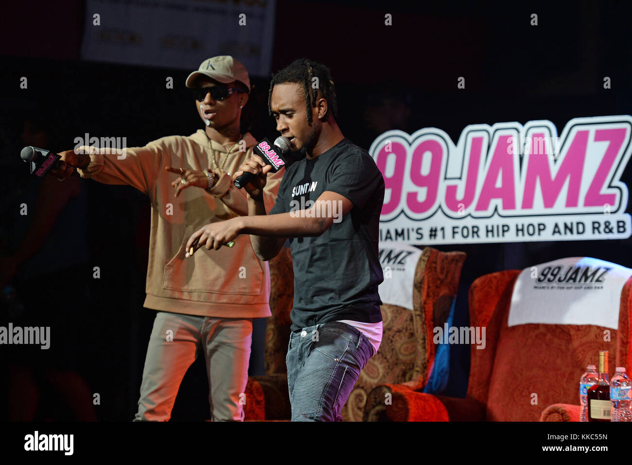 FORT LAUDERDALE, FL - AUGUST 17: Swae Lee, Slim Jimmy at 99 Jamz ...
