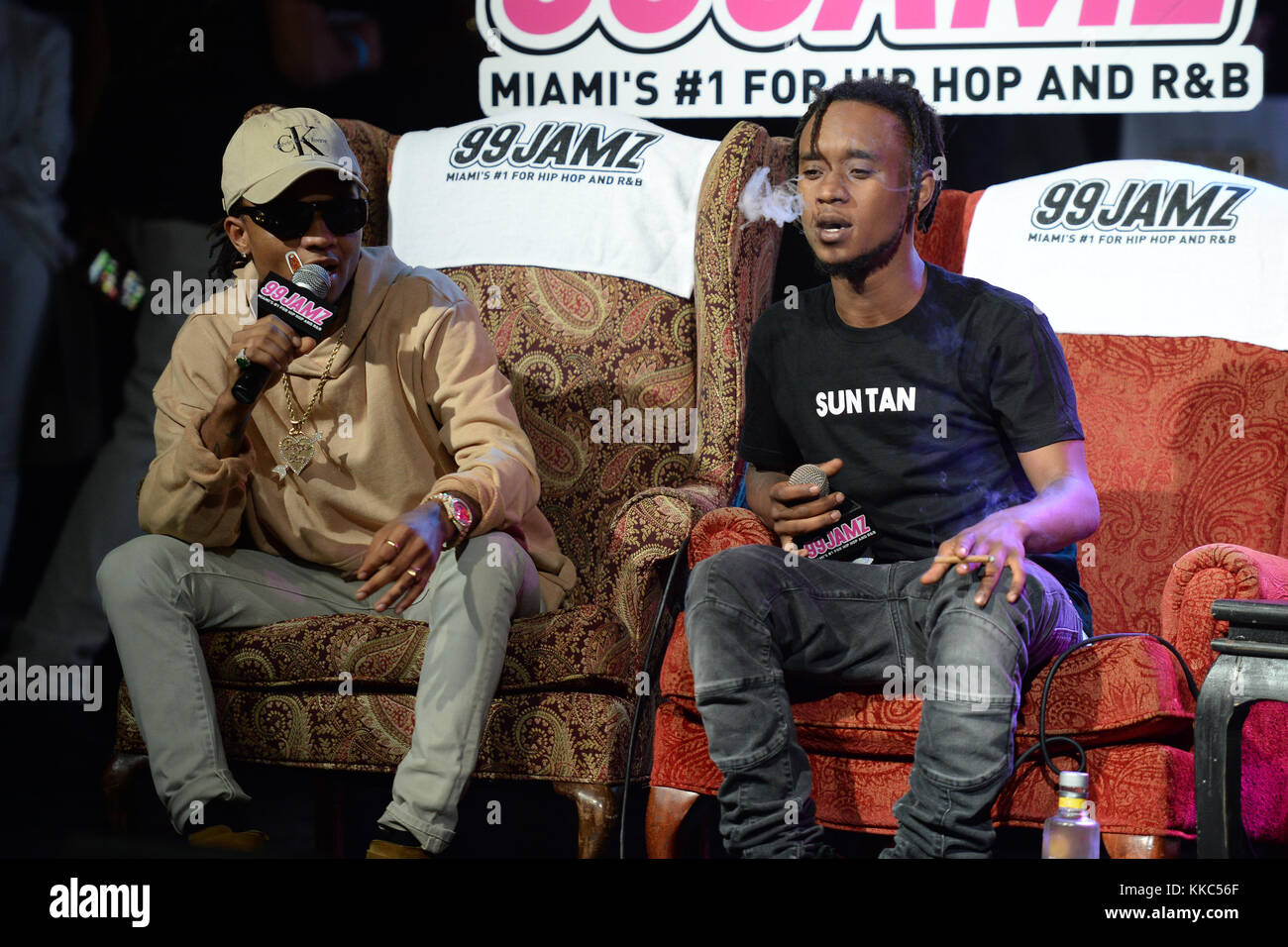 FORT LAUDERDALE, FL - AUGUST 17: Swae Lee, Slim Jimmy at 99 Jamz ...
