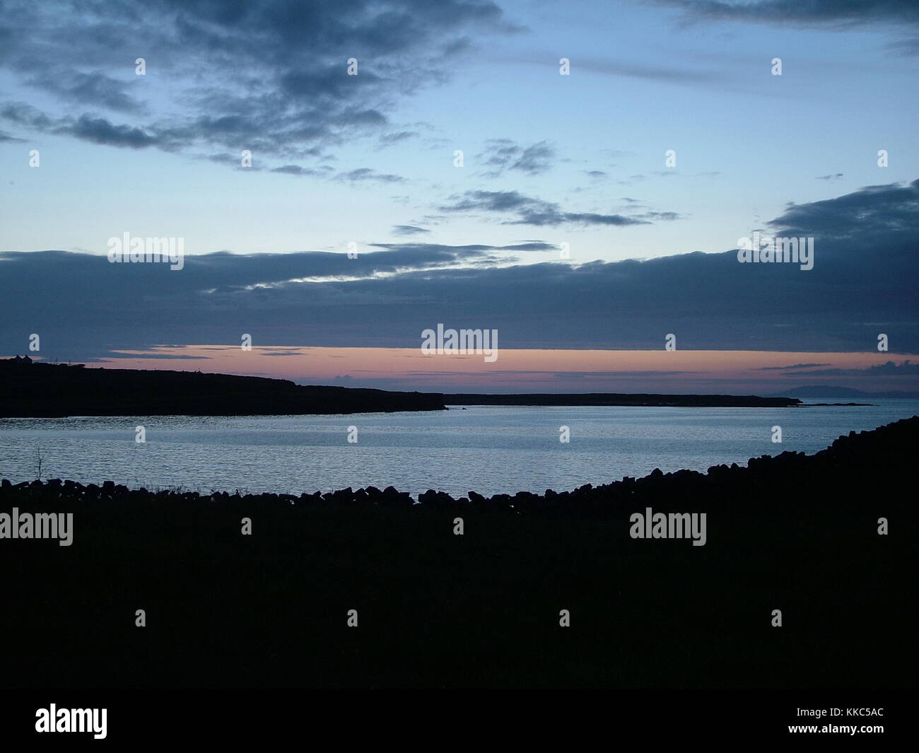 Sunset on Inis Mor Island, Aran Islands, Ireland Stock Photo - Alamy