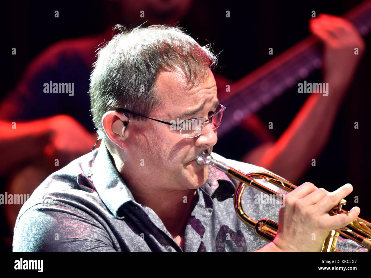 WEST PALM BEACH, FL - FEBRUARY 06: Jason Carder of the group Yanni ...