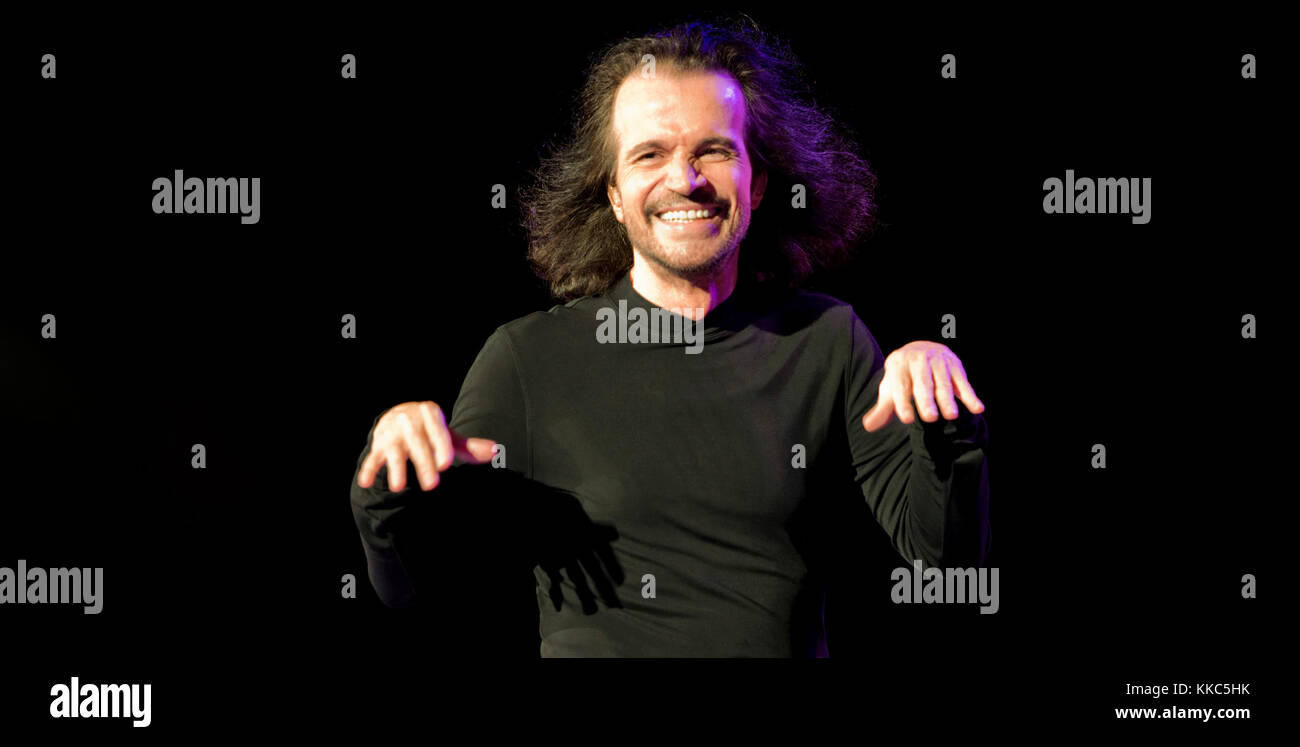 WEST PALM BEACH, FL - FEBRUARY 06: Yanni of the group Yanni Performs at ...