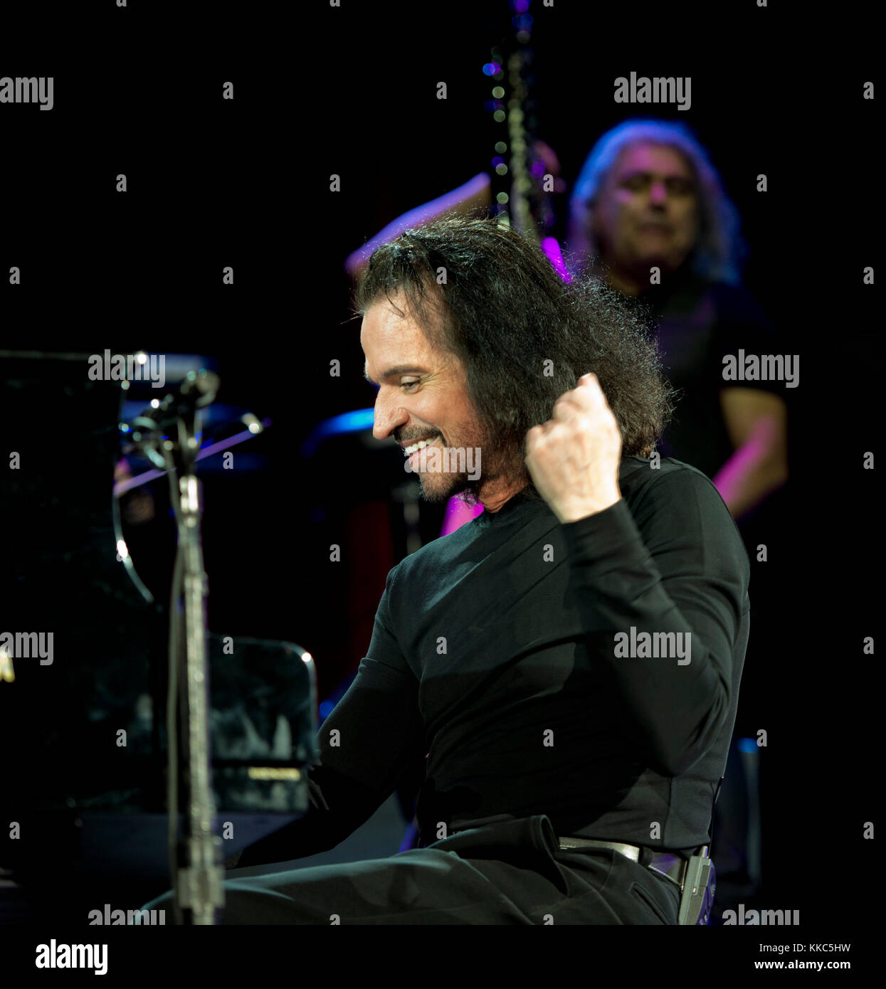 WEST PALM BEACH, FL - FEBRUARY 06: Yanni of the group Yanni Performs at ...