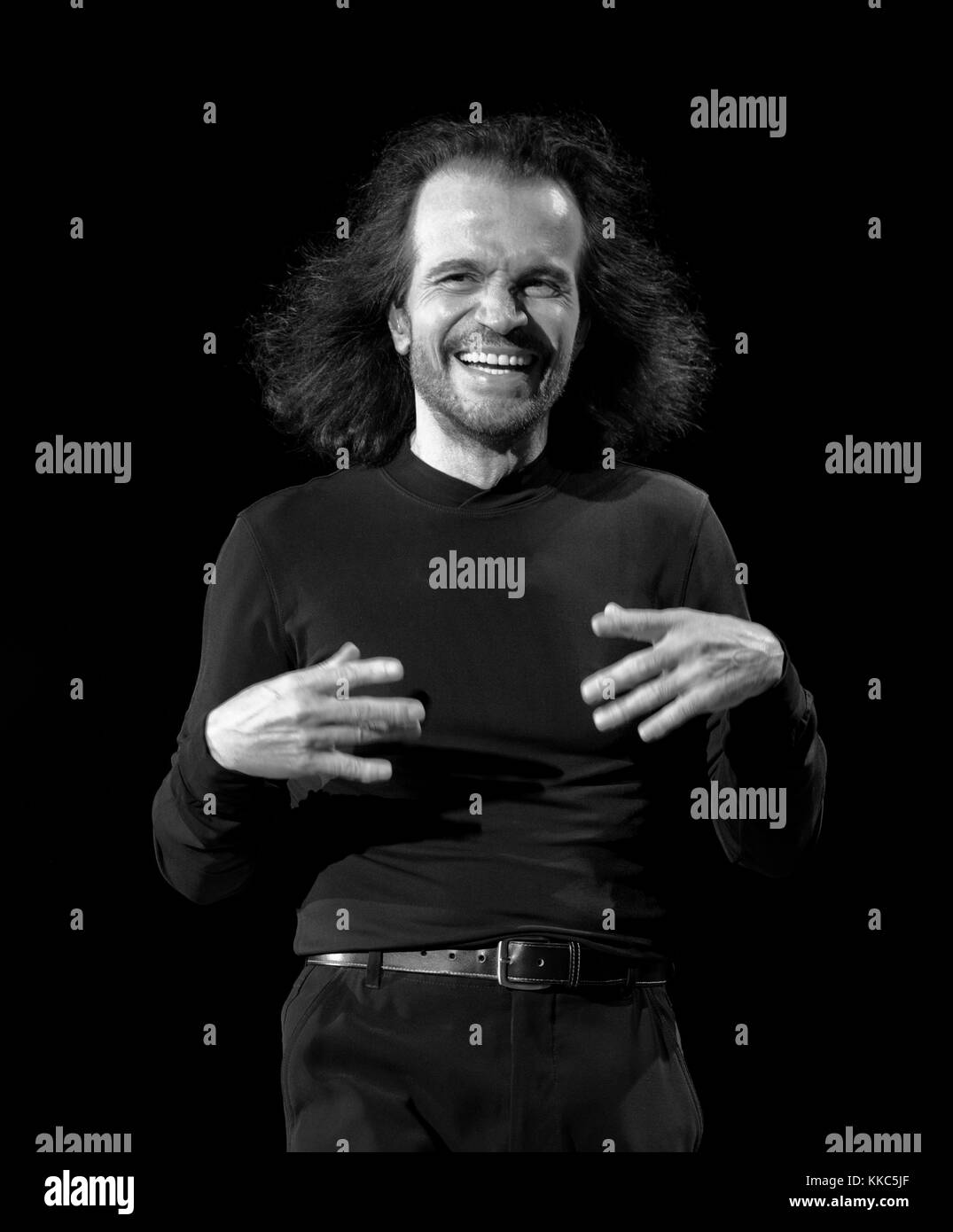 WEST PALM BEACH, FL - FEBRUARY 06: Yanni of the group Yanni Performs at ...